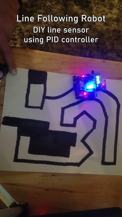 Line Following Robot with DIY line detection sensor #robot #DIY # ...