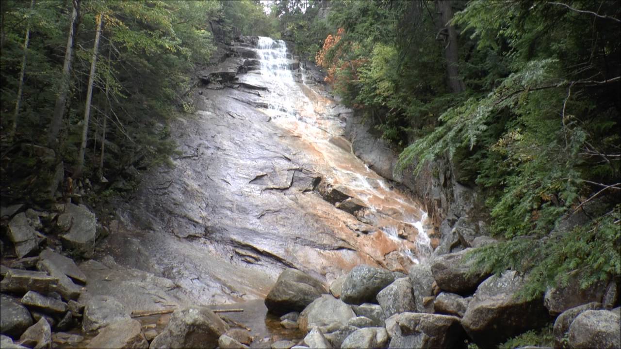 Ripley Falls, White Mountain National Park, New Hampshire - YouTube