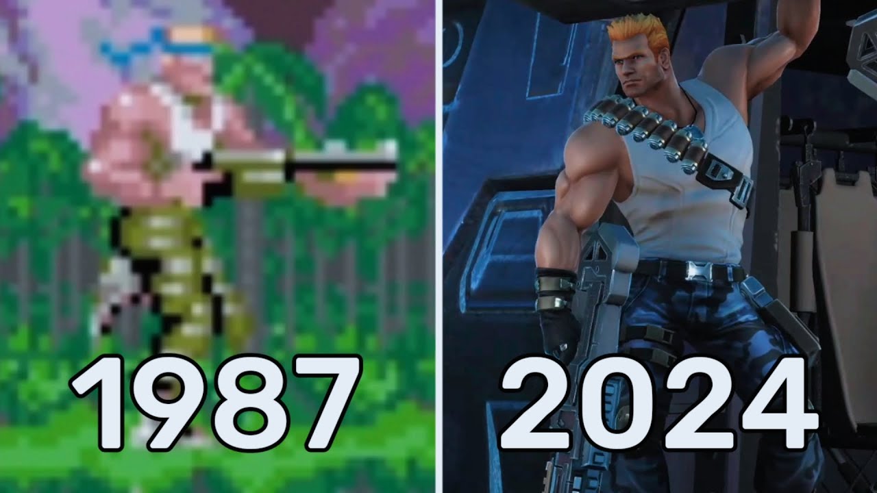 Evolution Of Contra Games 1987-2024 - YouTube