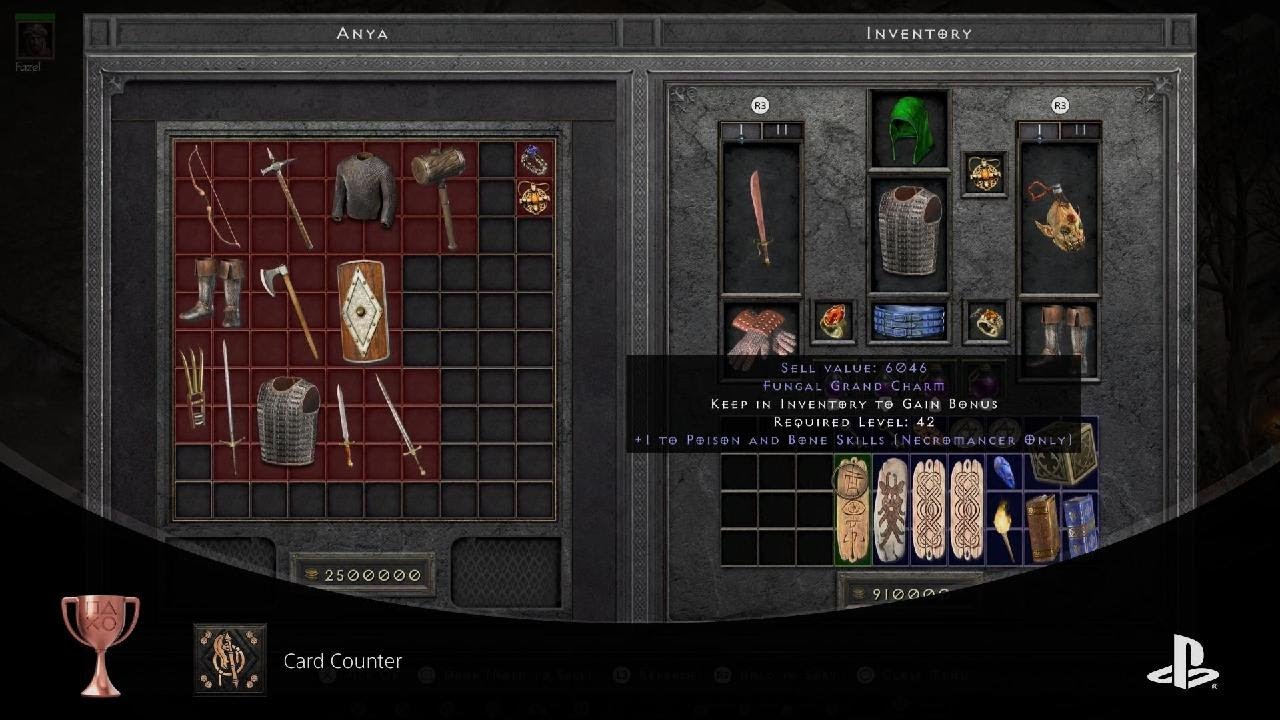 Diablo II: Resurrected Card counter trophy - YouTube