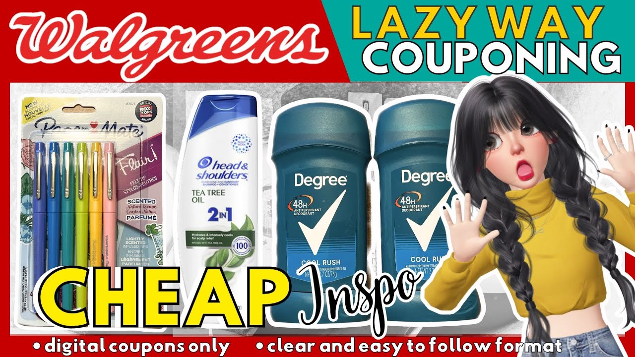 Lazy Couponing Inspo at Walgreens 2024 | Digital Coupons Only! 😊 - YouTube