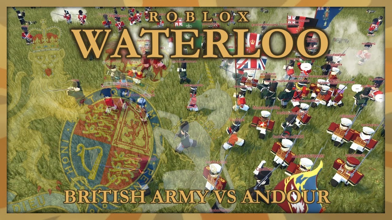 [ROBLOX WATERLOO] Multi-Server Battle | The British Army + Andour ...