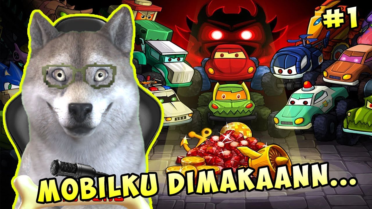 MOBIL RODA GILA - CAR EATS CAR MULTIPLAYER GAME #1 - YouTube