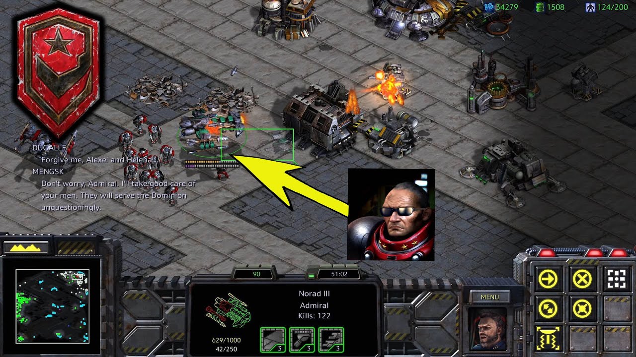 StarCraft 1 Dominion Victory Ending - YouTube