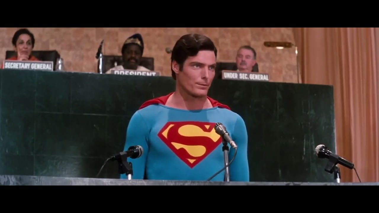 Superman United Nations Big Screen Times Square Rough Early Version ...