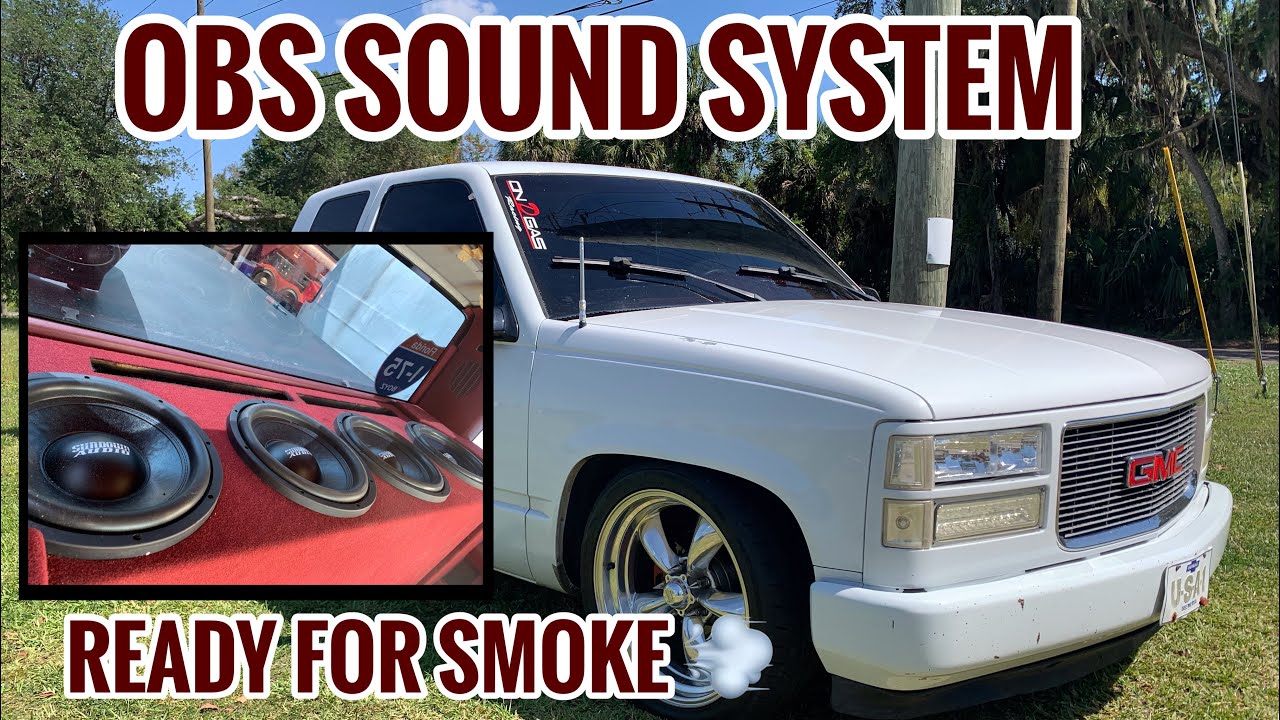 SOUND SYSTEM w/ SUNDOWN AUDIO SUBS in OBS TRUCK gets tune up ready for ...