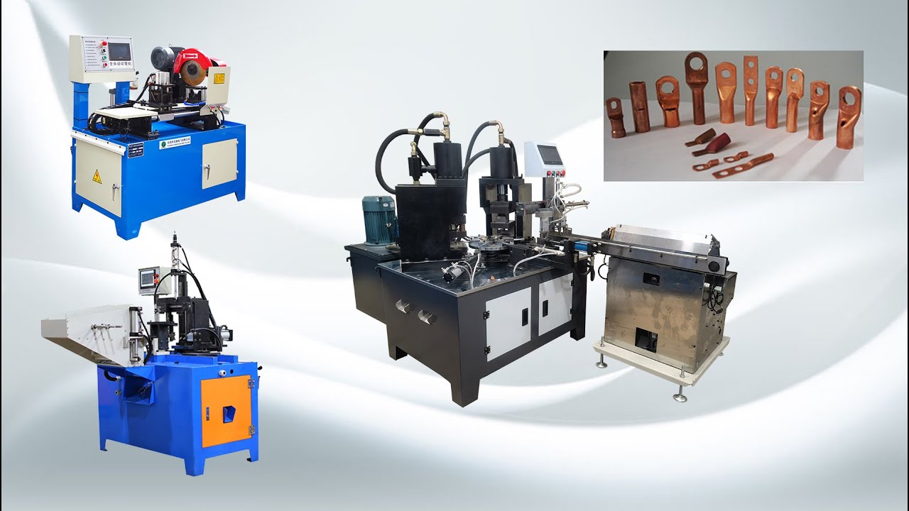 Automatic copper terminal lug making machine, fully cable lug machine ...