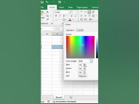 Determine the background colour of a cell #microsoftexcel #exceltips#VBA - YouTube