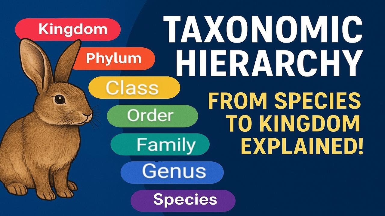"Taxonomic Hierarchy Explained: The 7 Levels of Classification!" - YouTube