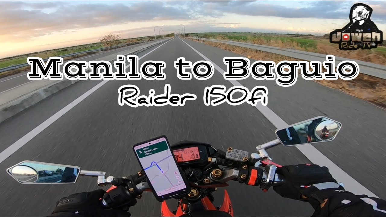 Manila to Baguio Ride || May Coding sa Baguio || Raider 150fi - YouTube
