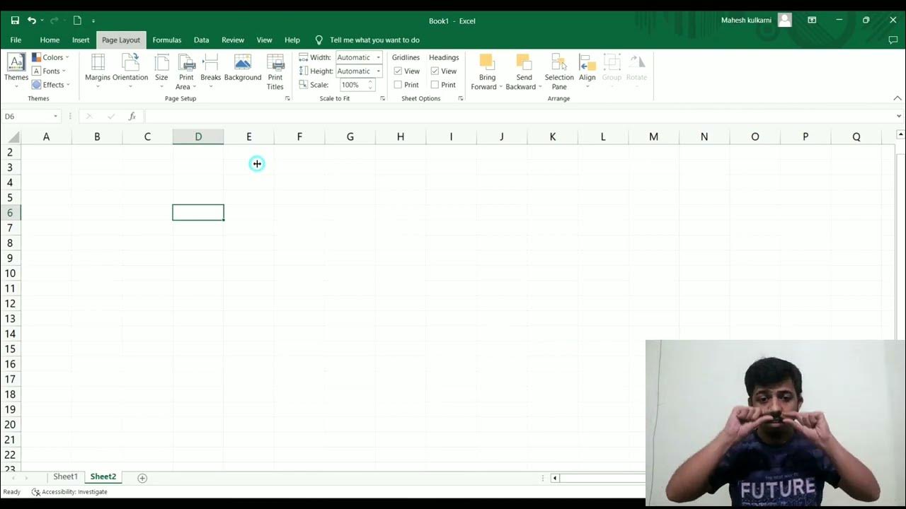Ms Excel #5 Function F9 to F12 | Indian Sign Language | Deaf - YouTube