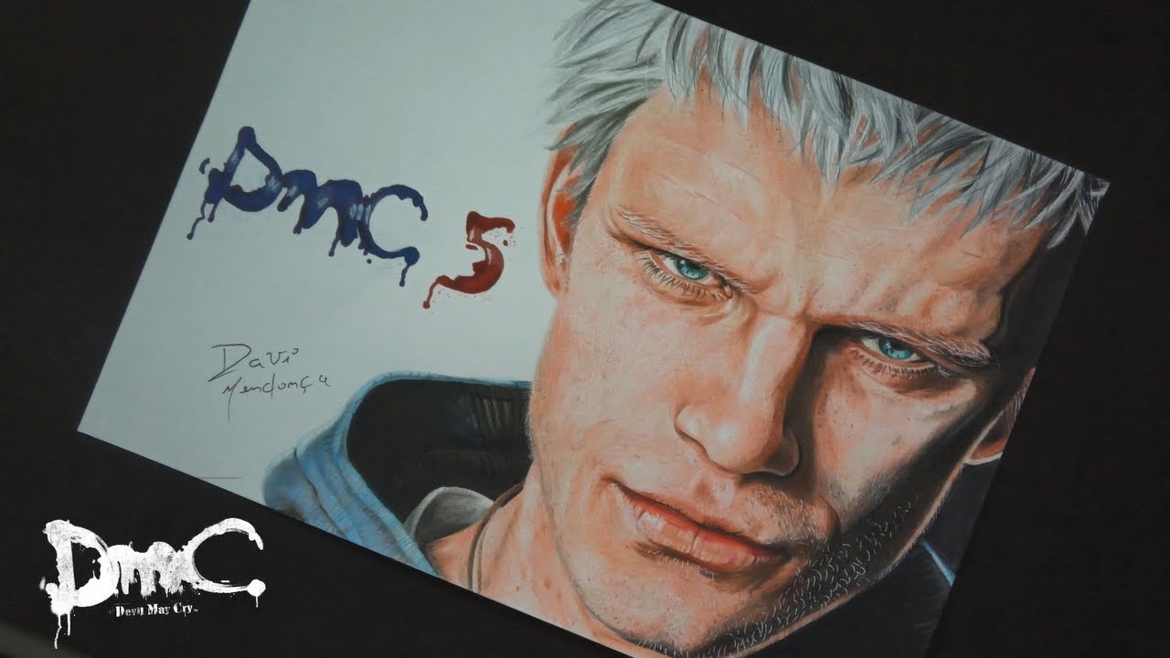 Speed Drawing Nero (Devil May Cry 5) - YouTube