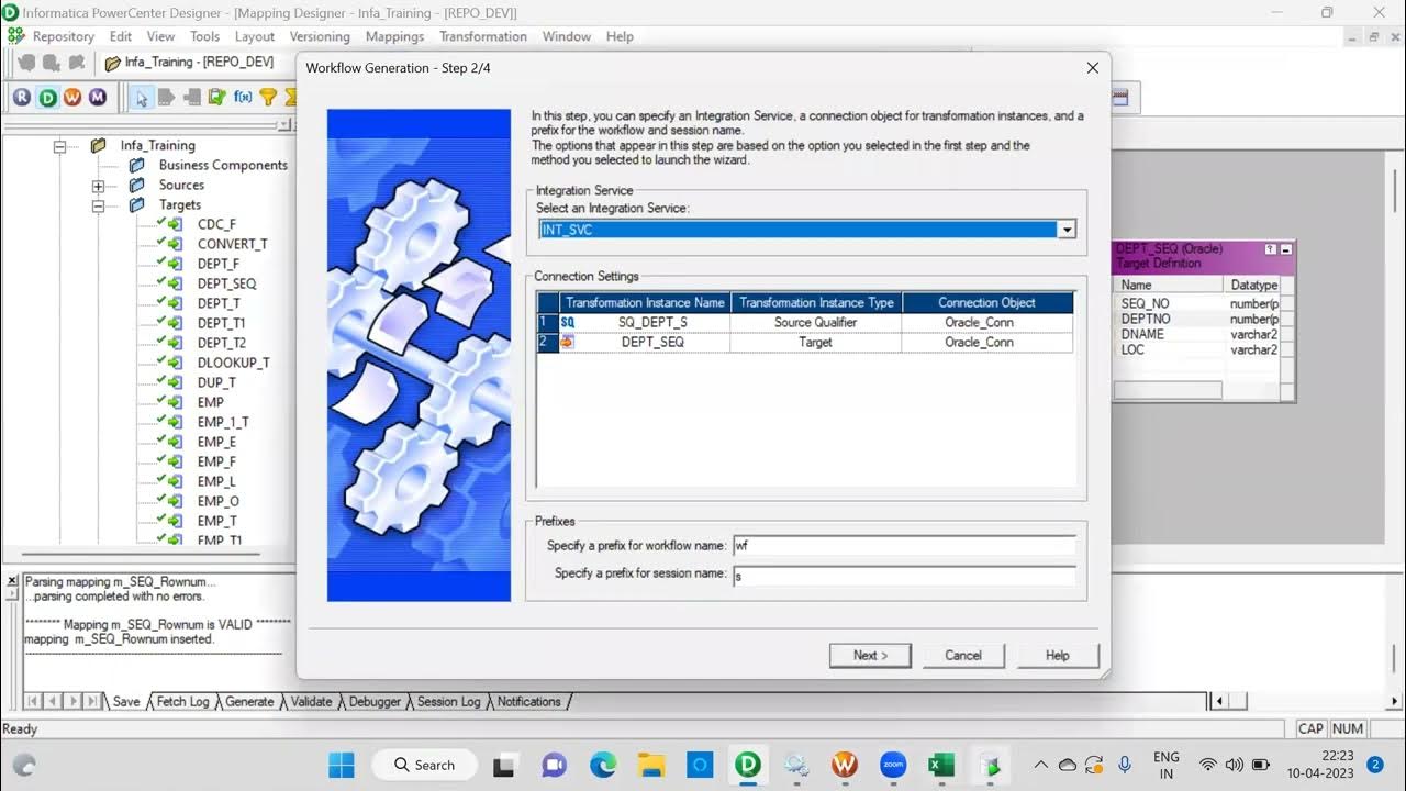 Generating Seq Using Rownum In Informatica Youtube