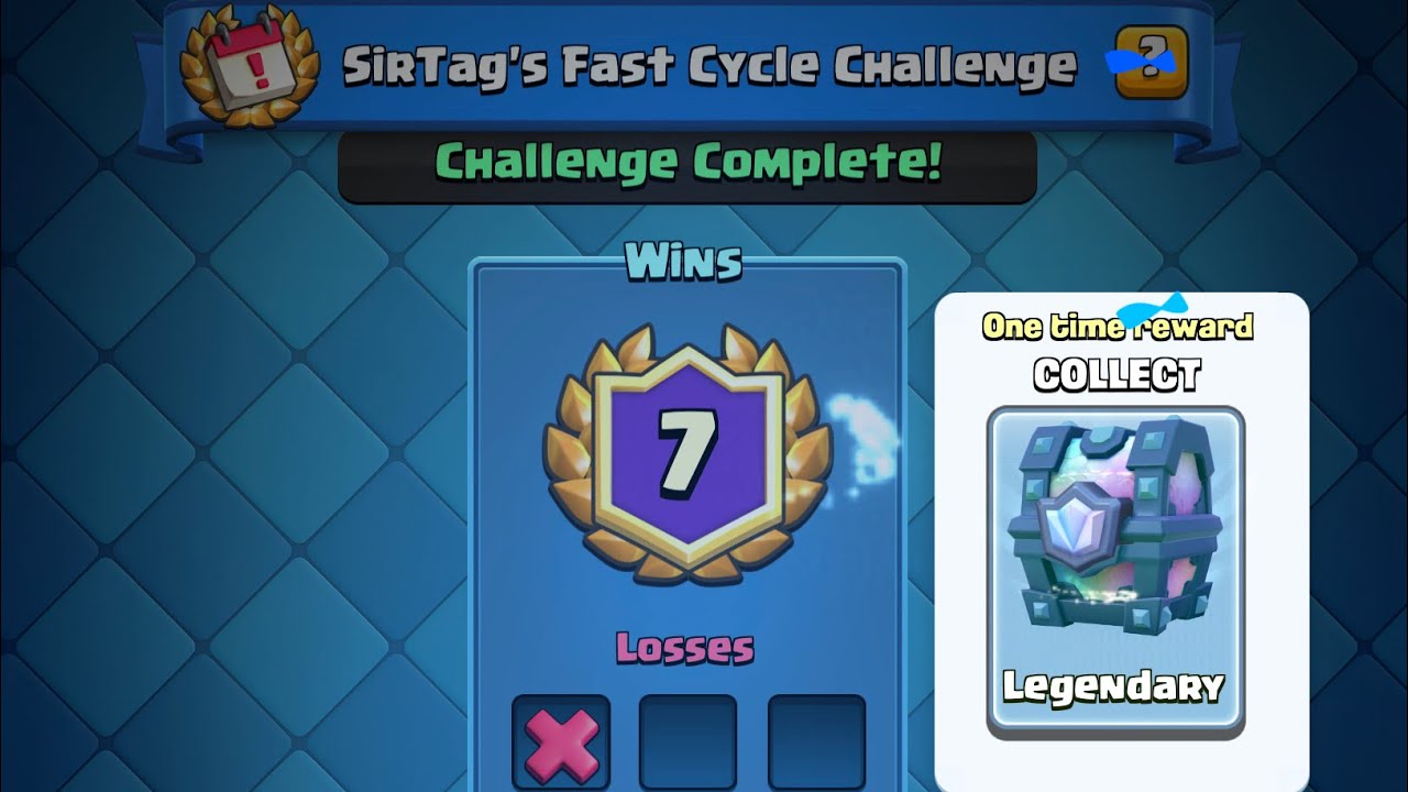 sirtag fast cycle challenge best deck - clash royale sirtag challenge ...