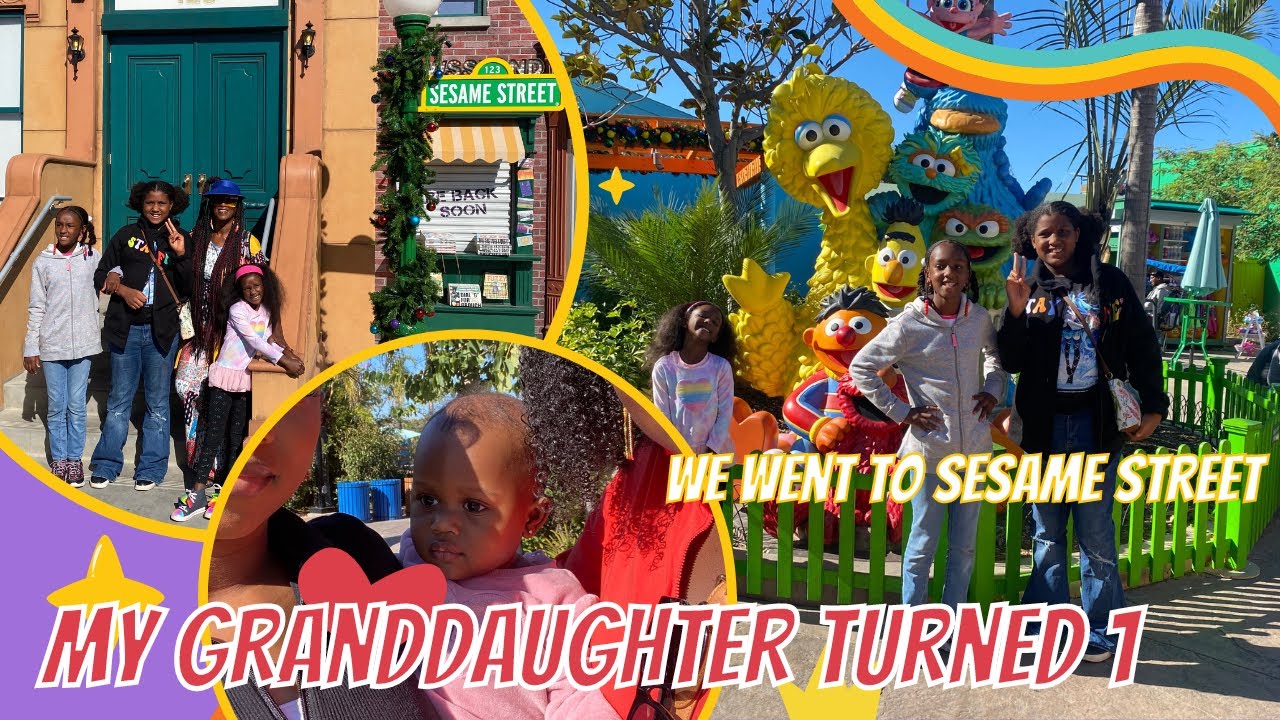 Come With Us To "Sesame Street World"/ My Granddaughter turned1! - YouTube