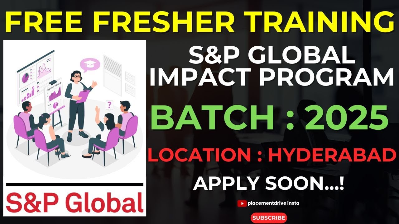 FREE Training Program at S&P Global | Software Engineer | Freshers Guide to IT Careers 2024 ...
