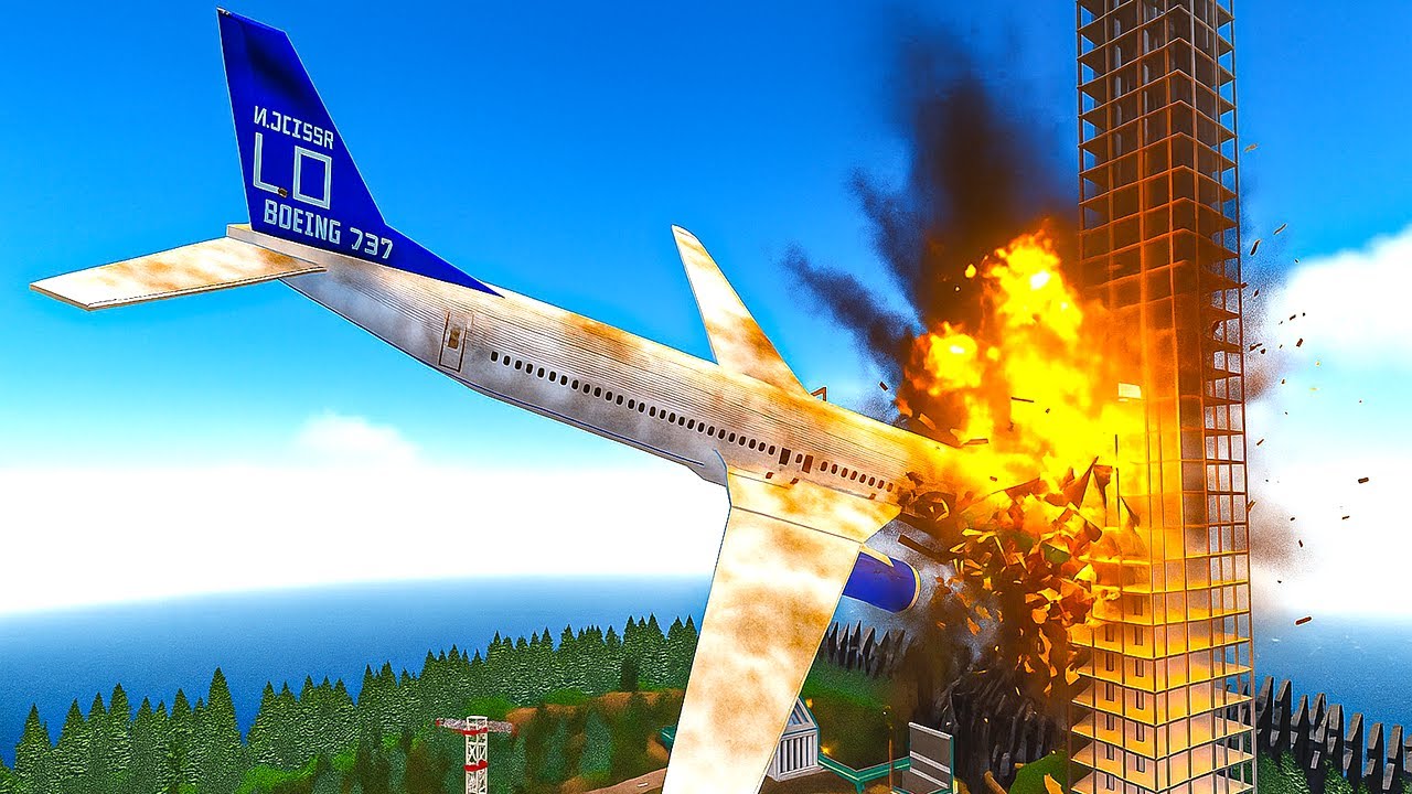 Plane vs 100m Building | Teardown - YouTube