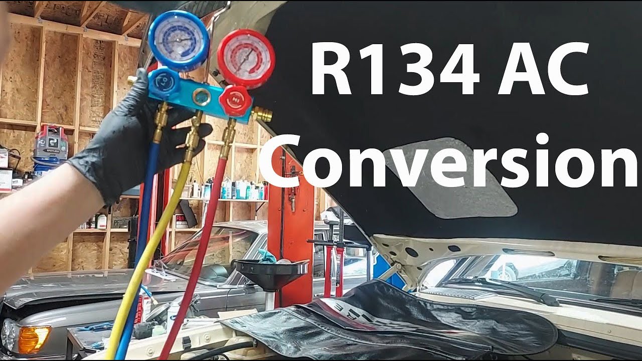 W123 300D R134 AC Conversion - YouTube
