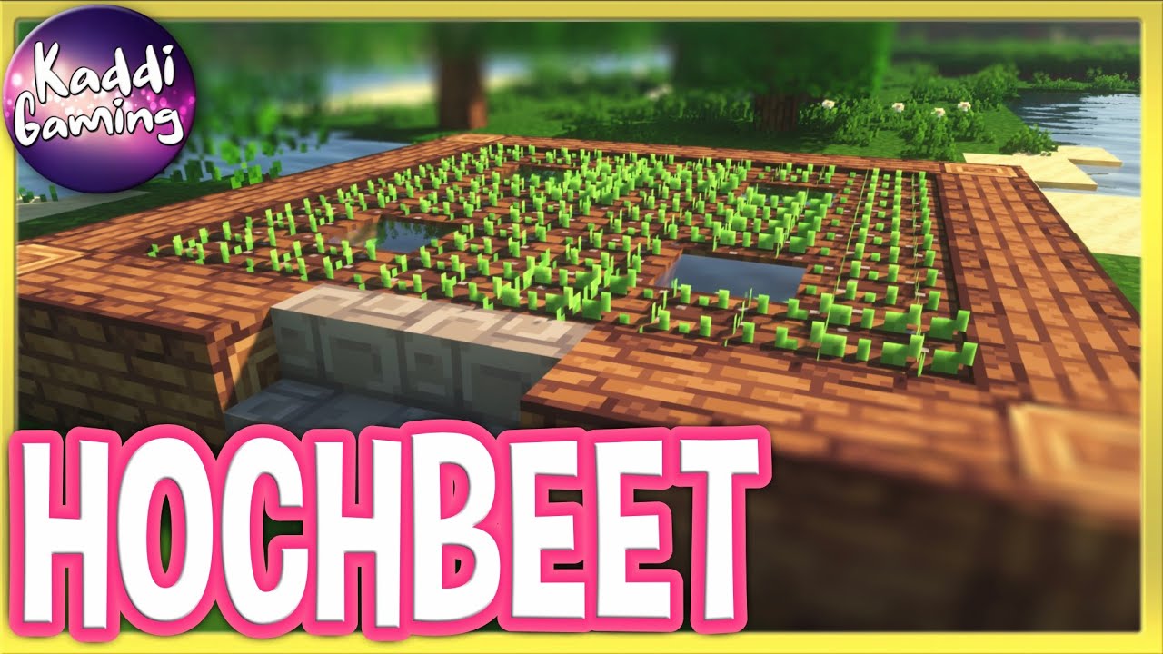 Zeit für ein Hochbeet 🌳 Minecraft #14 [FACECAM] - YouTube