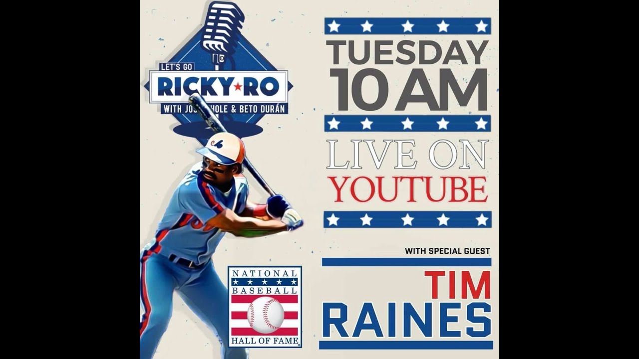 Tim "Rock" Raines Hall Of Famer - YouTube