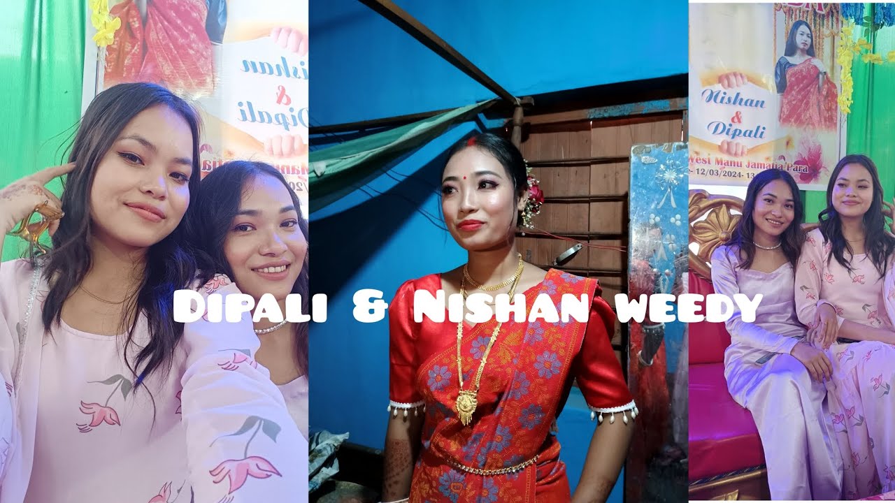 Dipali & Nishan ni panda||2024 ni 2nd weeding Ani bagui ...
