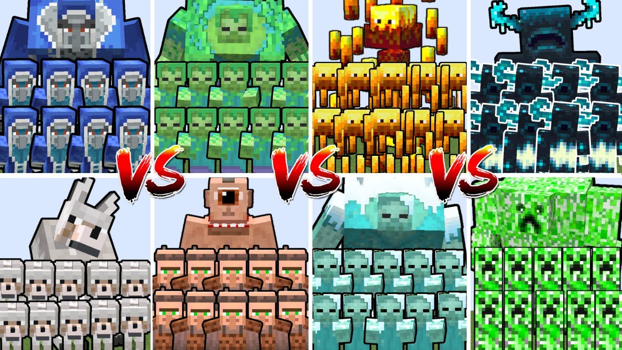 NEW MOB ARMY TOURNAMENT (1.19.2 Updated) | Minecraft Mob Battle - YouTube