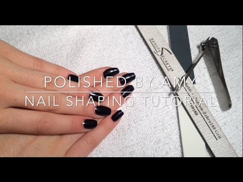 Nail Tutorial | Square Shaping - YouTube