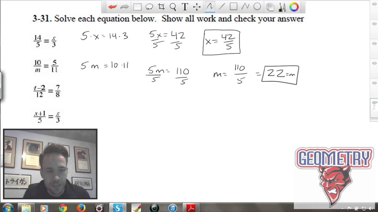 Geometry Unit 3 Problem 31 - YouTube