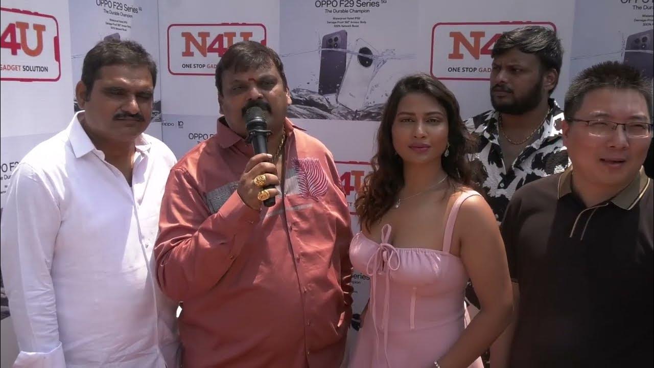 Actor Aakash Jagannath & Bigg Boss Inaya Sultana Launched OPPO F29 SERIES N4U Mobiles - YouTube