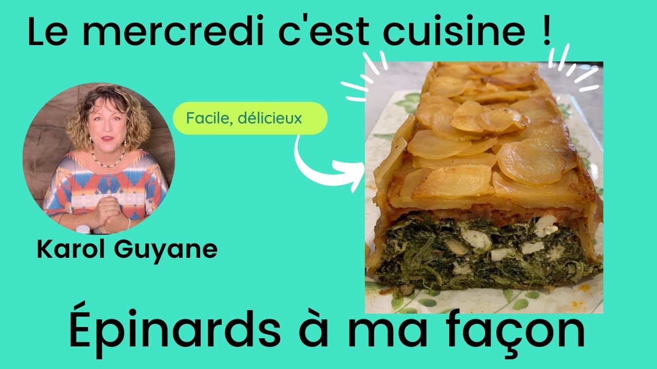 Comment faire une recette à base d'épinards ? - YouTube