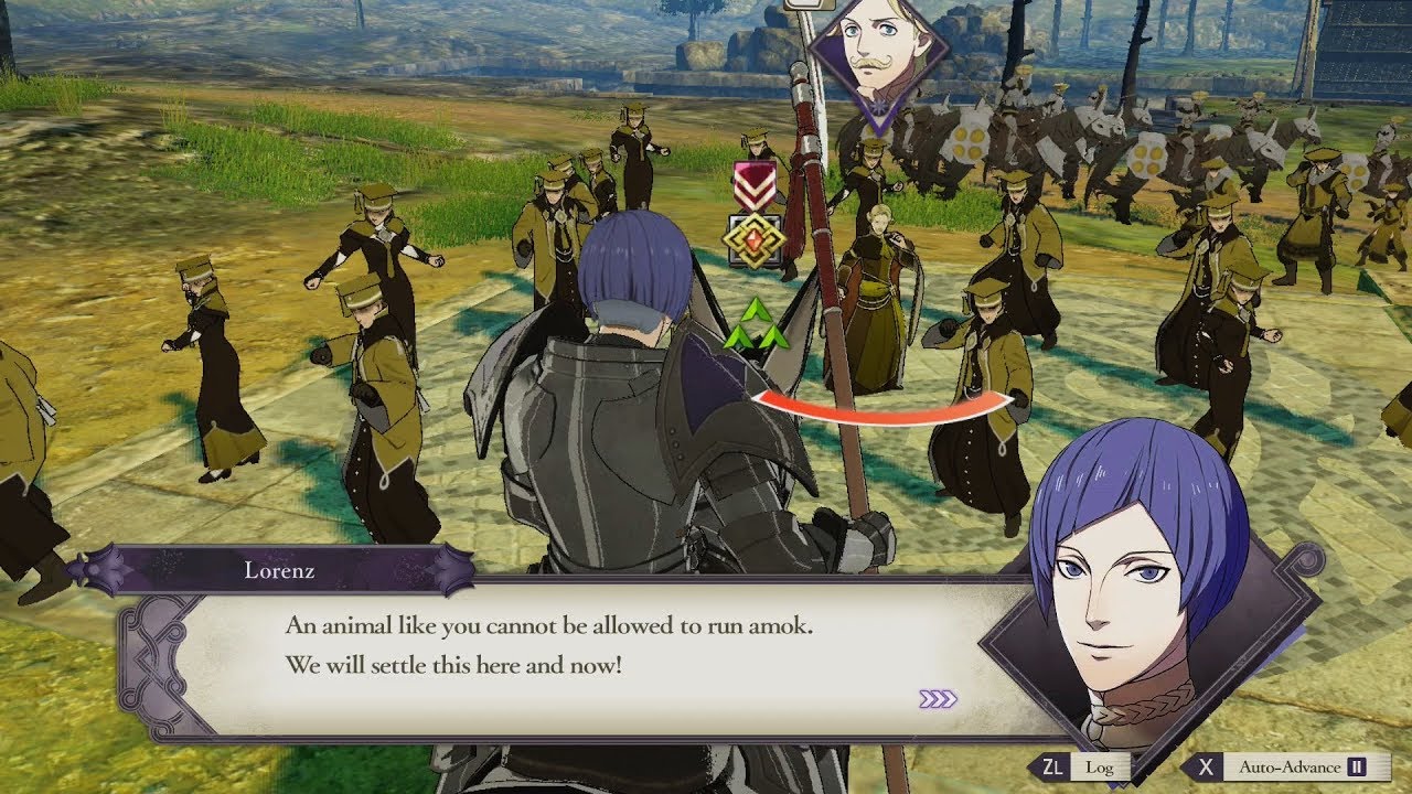 Fire Emblem: Three Houses - Lorenz Vs Acheron At The Land Of Golden ...