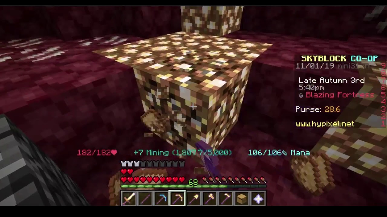 Der Skyblock Nether * Mincraft Hypixel Skyblock #10 - YouTube