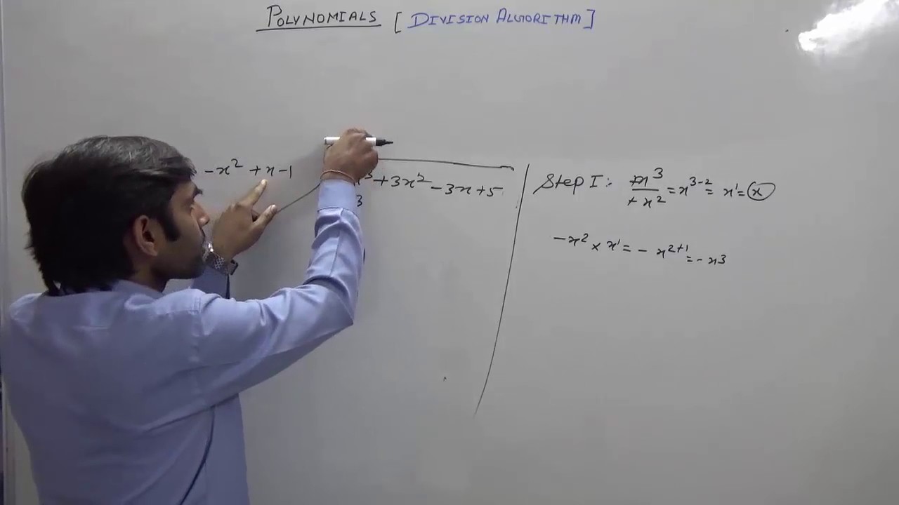 Polynomial Long Division Method (Hindi) | Division Algorithm | NCERT 10th Class Maths - YouTube