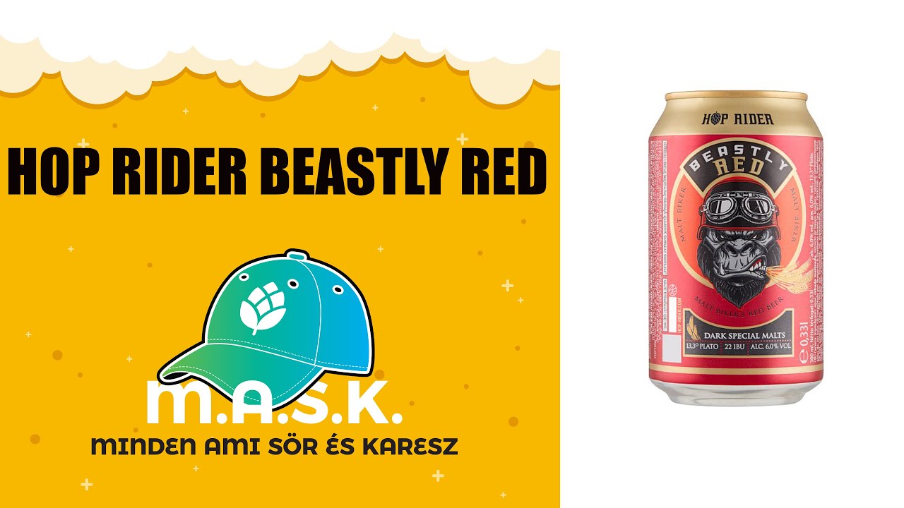 Hop Rider Beastly Red Német "Vörös" Sör Teszt - YouTube