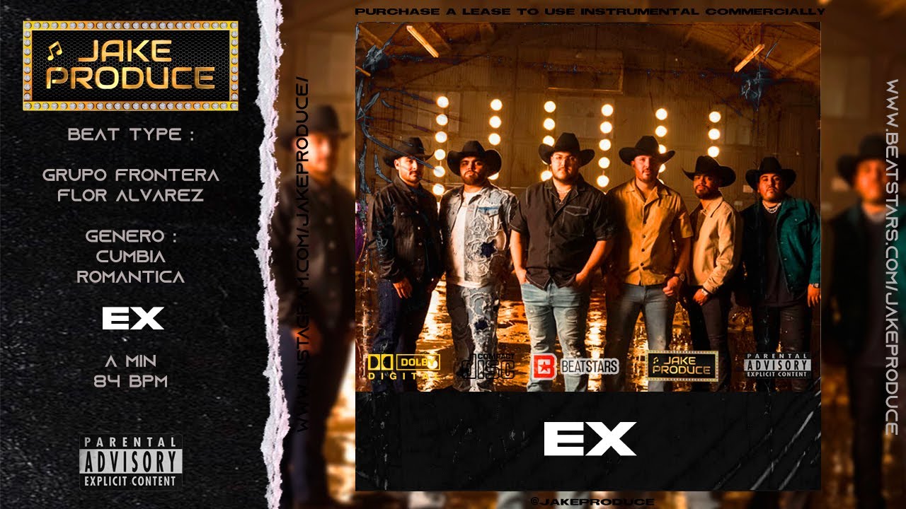 CUMBIA ROMANTICA " EX " | Grupo Frontera x Flor Alvarez Type Beat 🚀 - YouTube