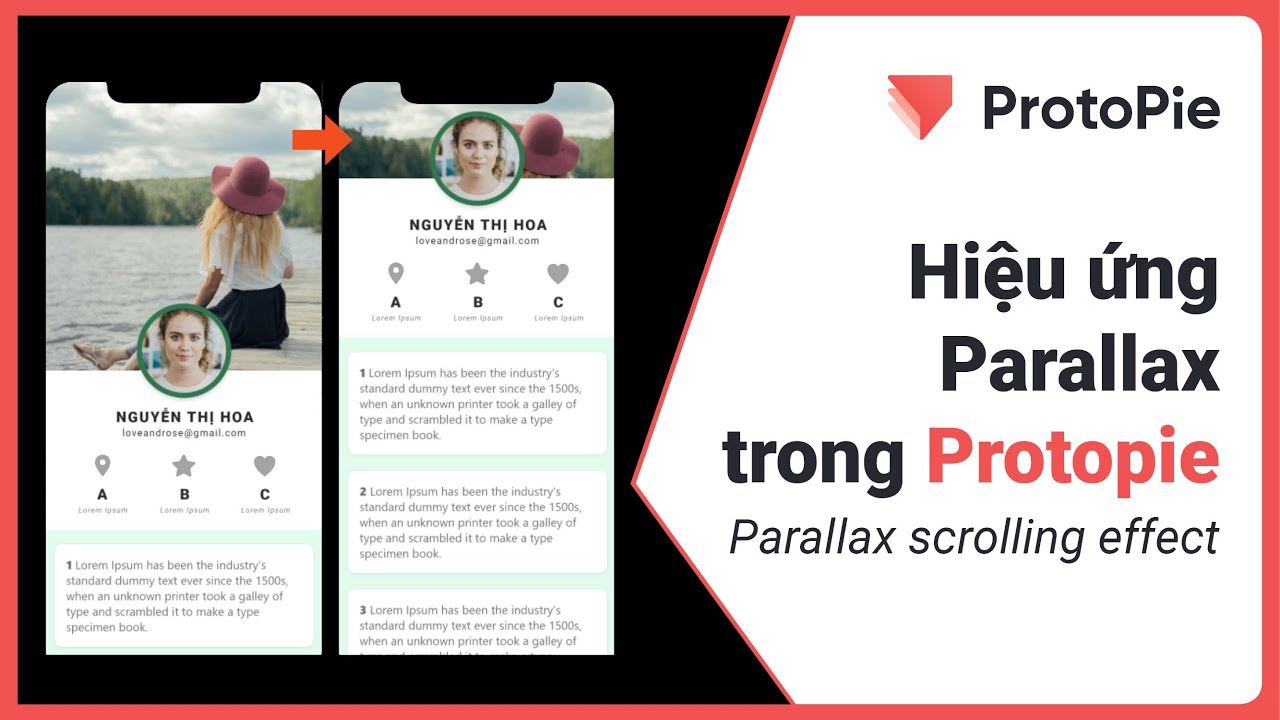 Hiệu ứng Parallax khi cuộn màn hình trong ProtoPie - Parallax scrolling ...