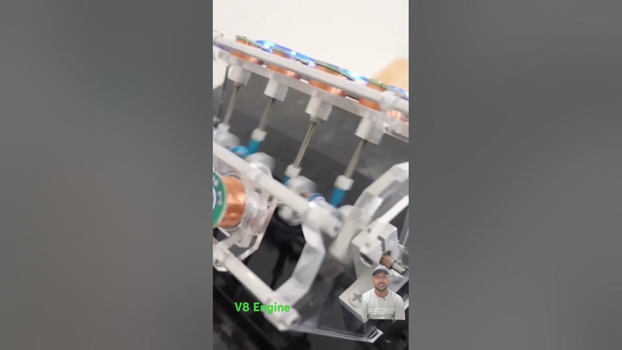 How does an Electric V8 engine works? #automobile #shortsvideo # ...
