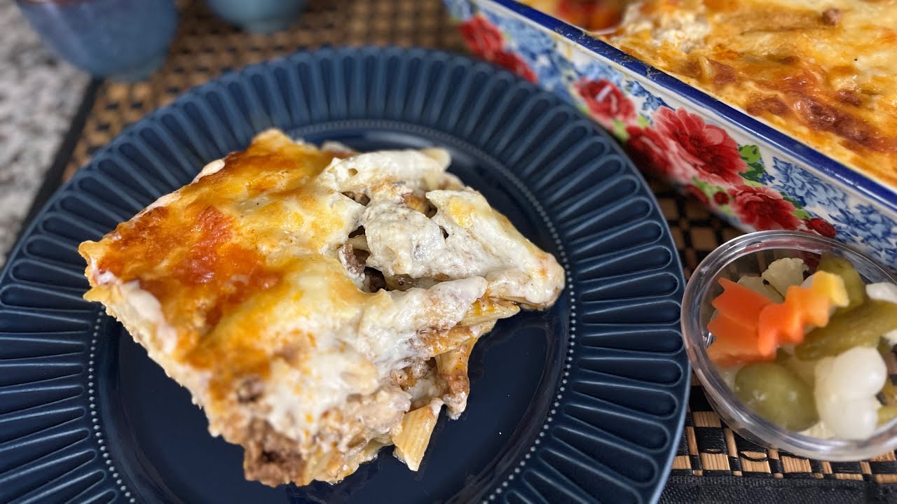 Macarona Béchamel:Egyptian pasta dish,a Middle Eastern staple. Try it ...