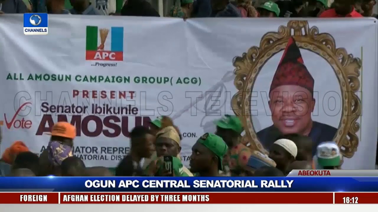 Ogun State Agog As Gov Amosun Flags Off Senatorial Campaign Pt.12 |Live ...