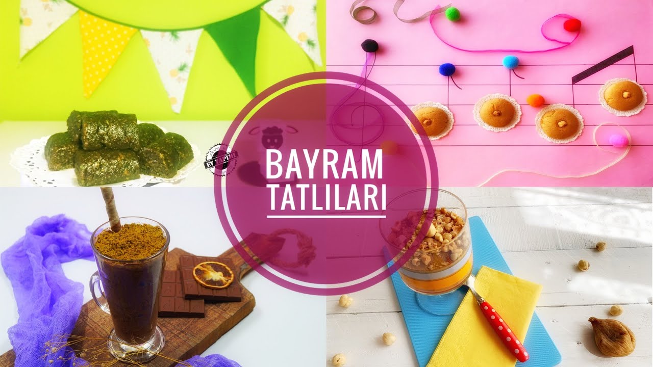 Bayram İçin Yapımı Kolay Tatlı Tarifleri - YouTube