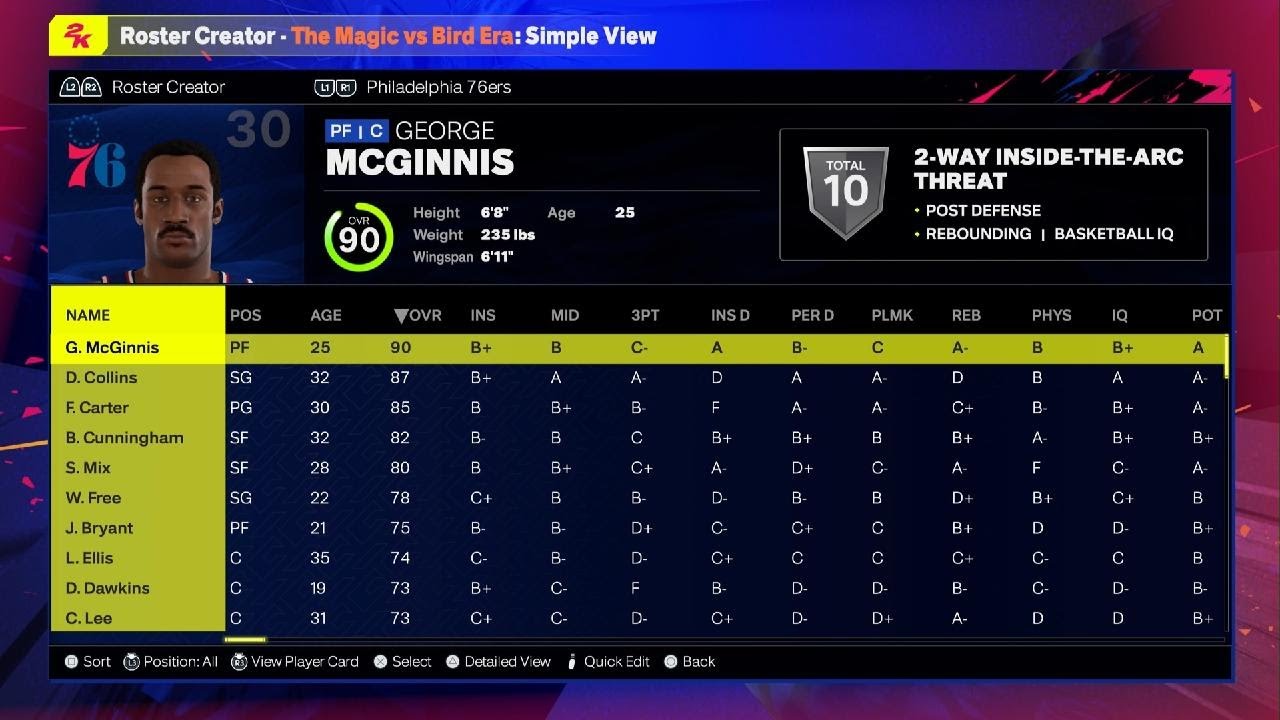 1975-1976 NBA + ABA - Play Now Roster for NBA 2K25 - YouTube