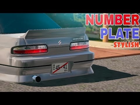 Stylish Number Plate For Nissan Silvia s13 | Car Parking Multiplayer ...