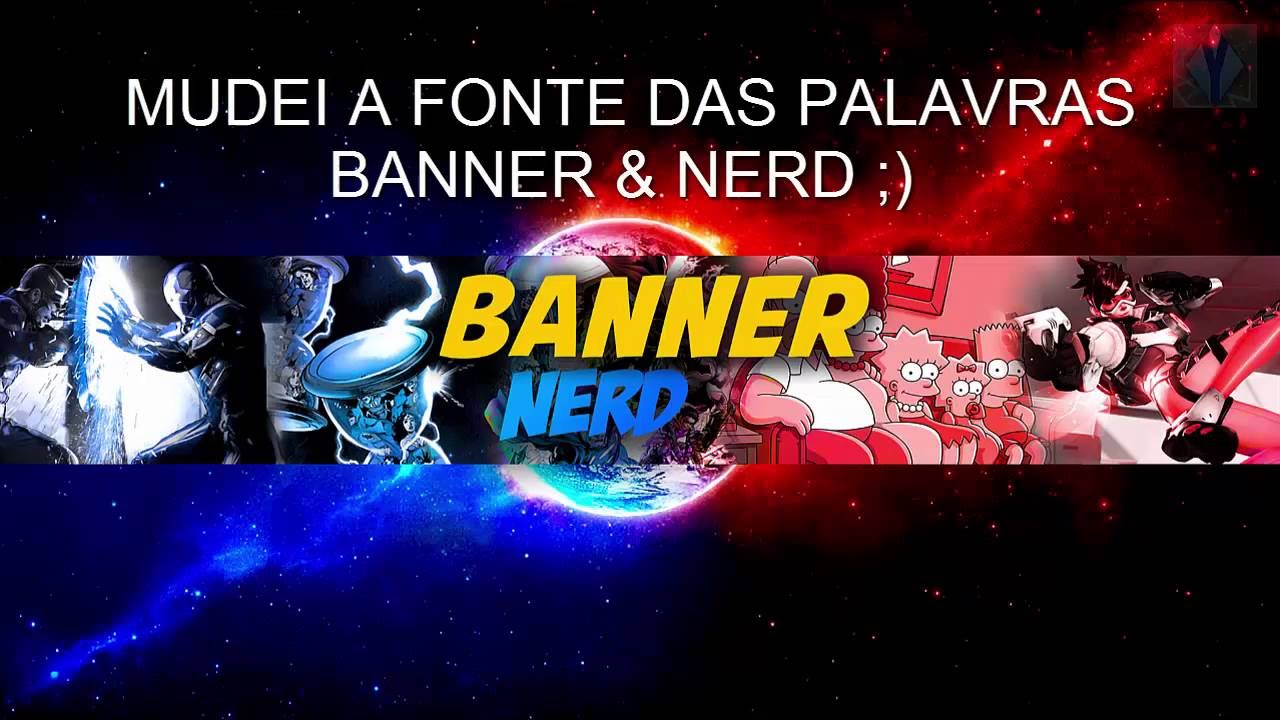 Speed Art Banner Nerd - YouTube