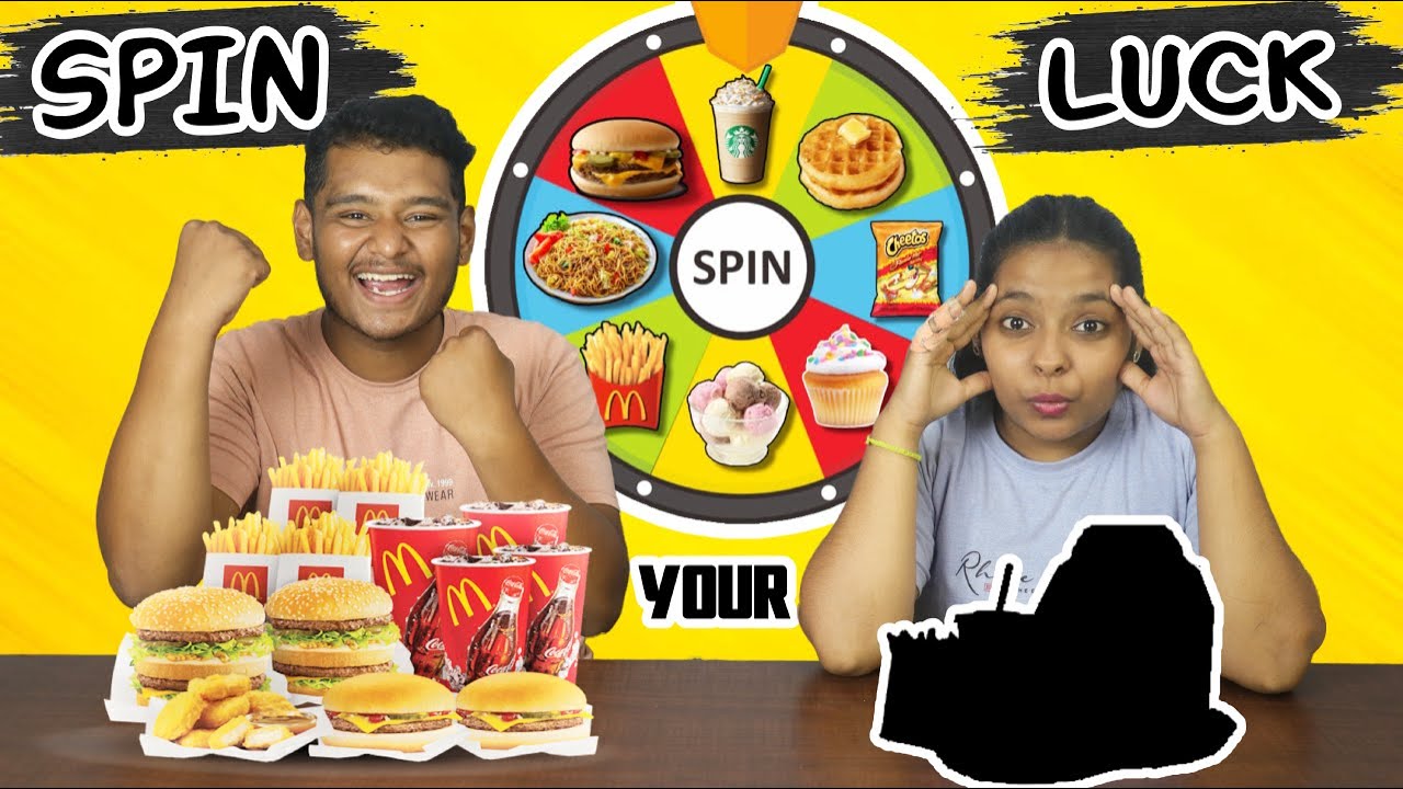 SPIN YOUR LUCK | WHO IS LUCKY| FOOD CHALLENGE |FOOD EATING COMPETITION ...