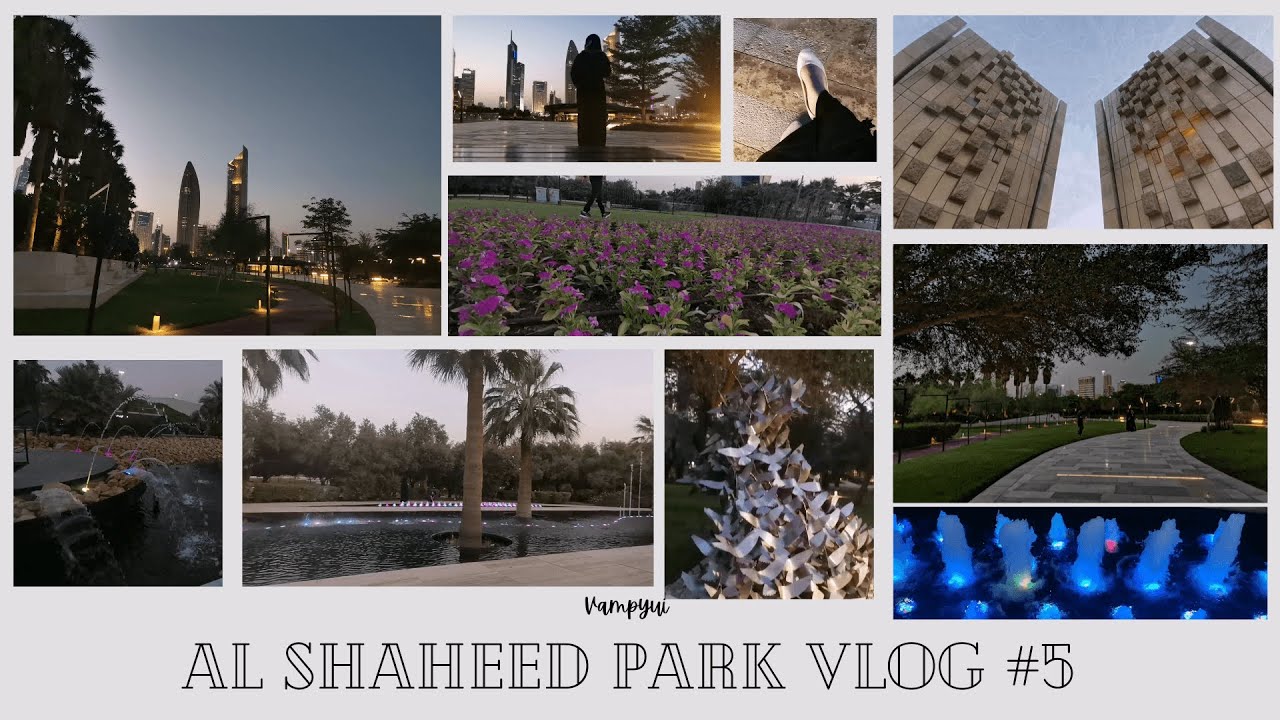 🖤Al-Shaheed Park ; Vlog 5 | vampyui ♡ | Weekend/Satsfying/plants ...