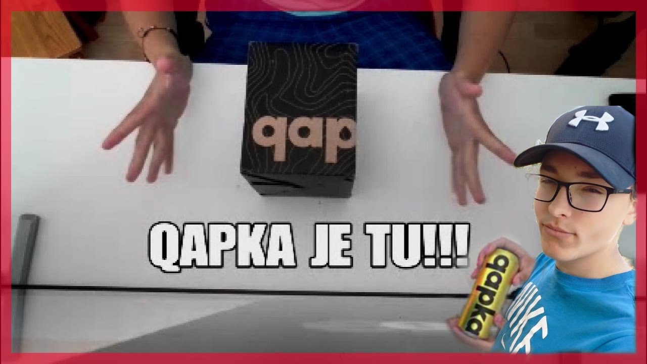 Qapka je prostě VODA!? QAPKA - UNBOXING - RECENZE - YouTube