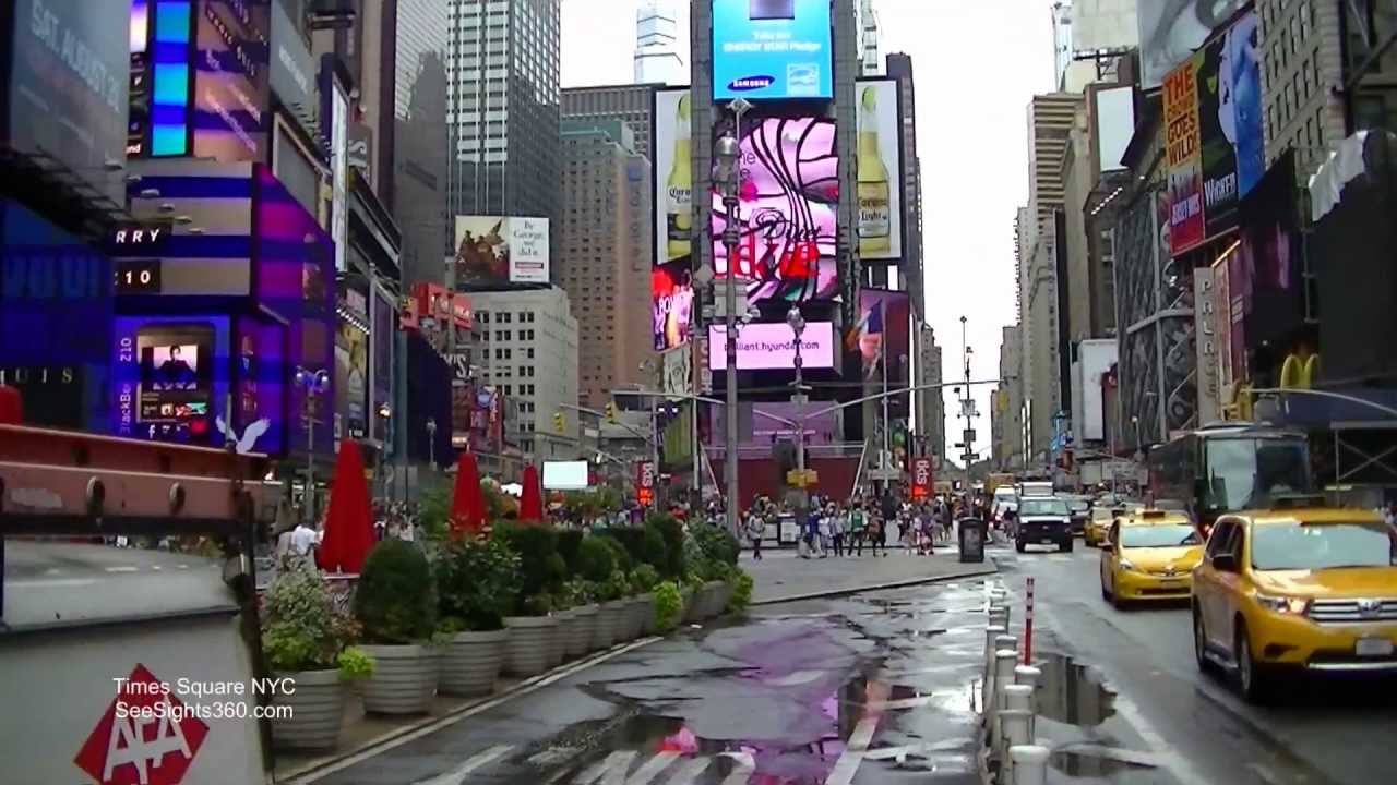 Times Square New York City 360 View Part 3 - YouTube