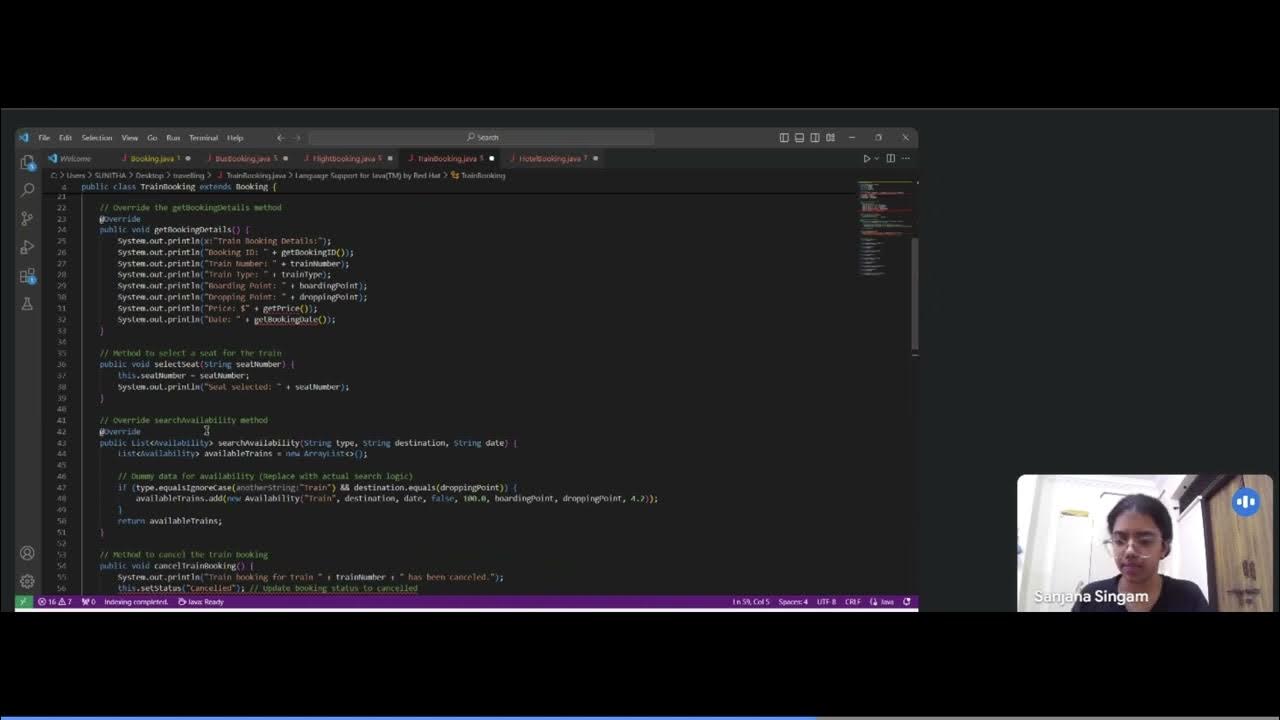 Abstraction - 4. Booking Classes - YouTube
