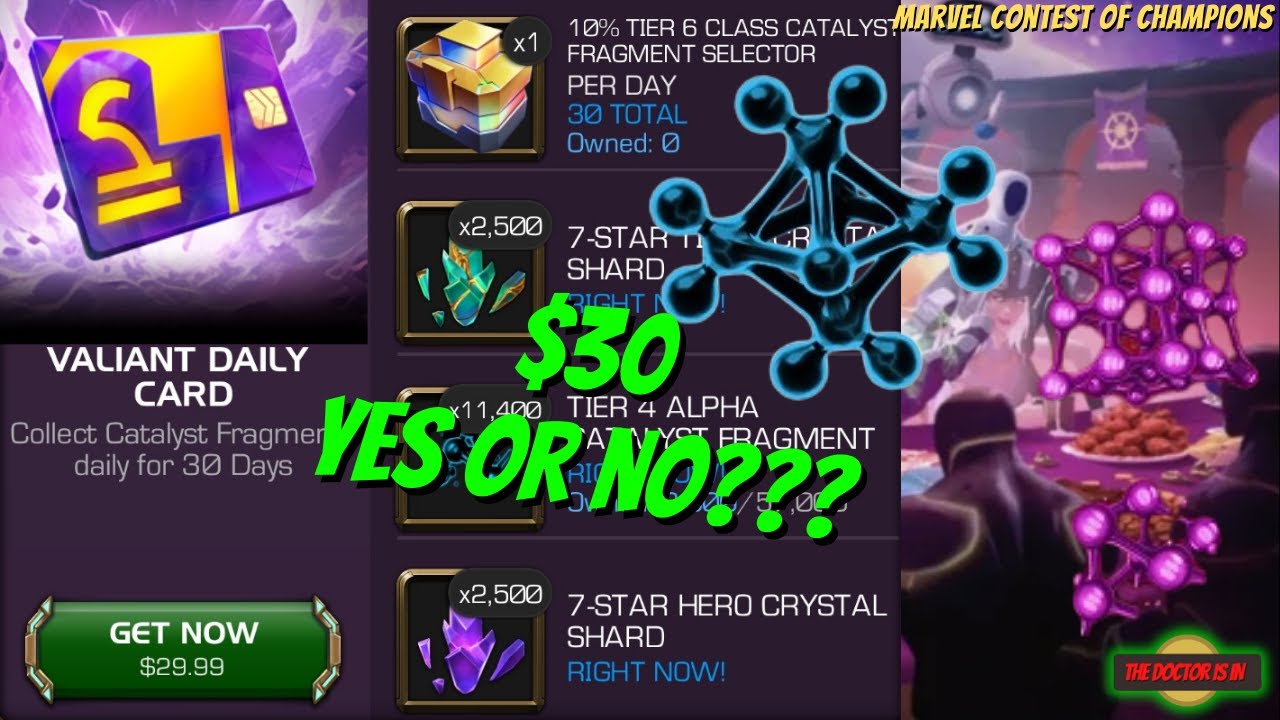 New MCOC Daily Card Is It Worth the $30??? - YouTube