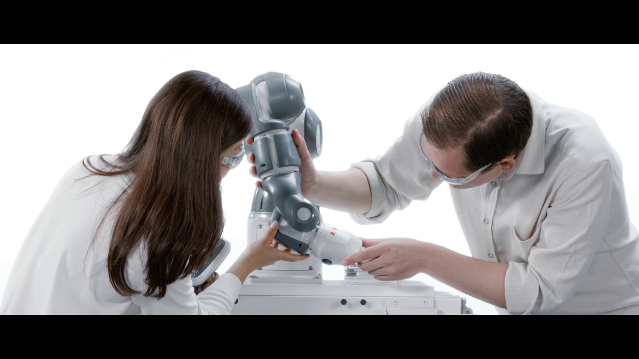 ABB's New Collaborative Robot - the newest member of YuMi® family - YouTube